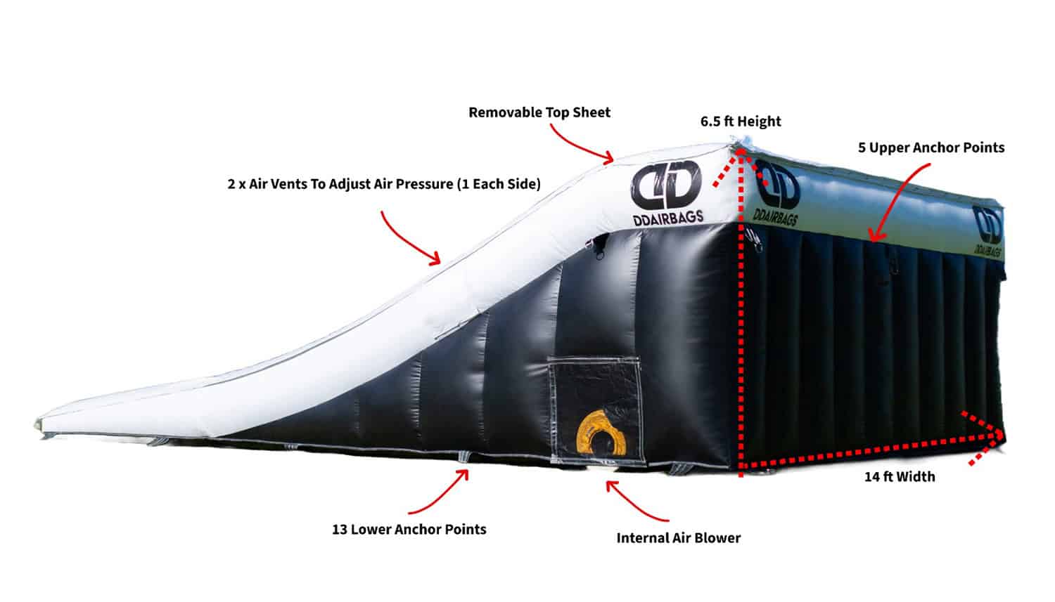 Pro NextStep Plus Airbag Landing – DD Airbags